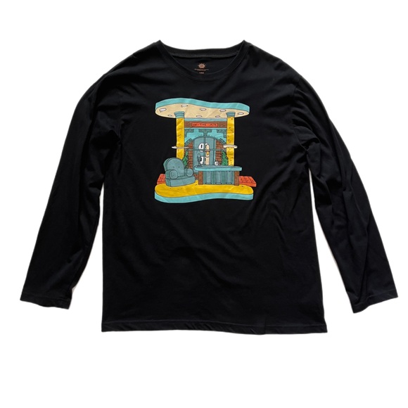 Nickelodeon | Shirts | Nickelodeon Stick Stickly Long Sleeve Black ...